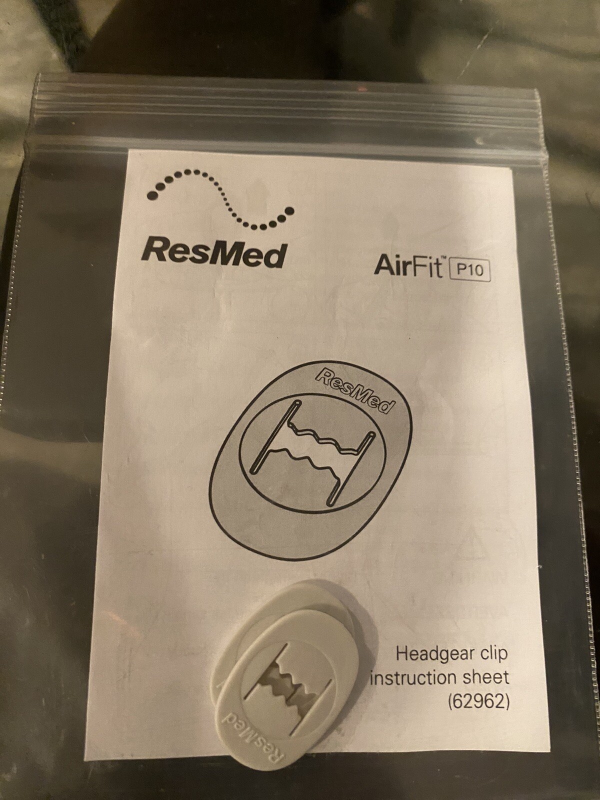 Resmed Airfit P10 Headgear Clips New | eBay