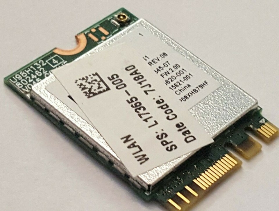 HP 915621-001 Realtek RTL8821CE 802.11AC BT 4.2 NGFF U98H132.00 L17365 ...