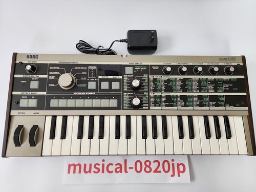 Korg MICROKORG 37 Keys Analog Modeling Synthesizer with adapter | eBay