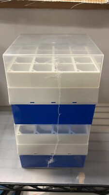 Sealed! Centrifuge Tube Freezer Storage Box 16-Well, 50ml Tubes, Blue ...