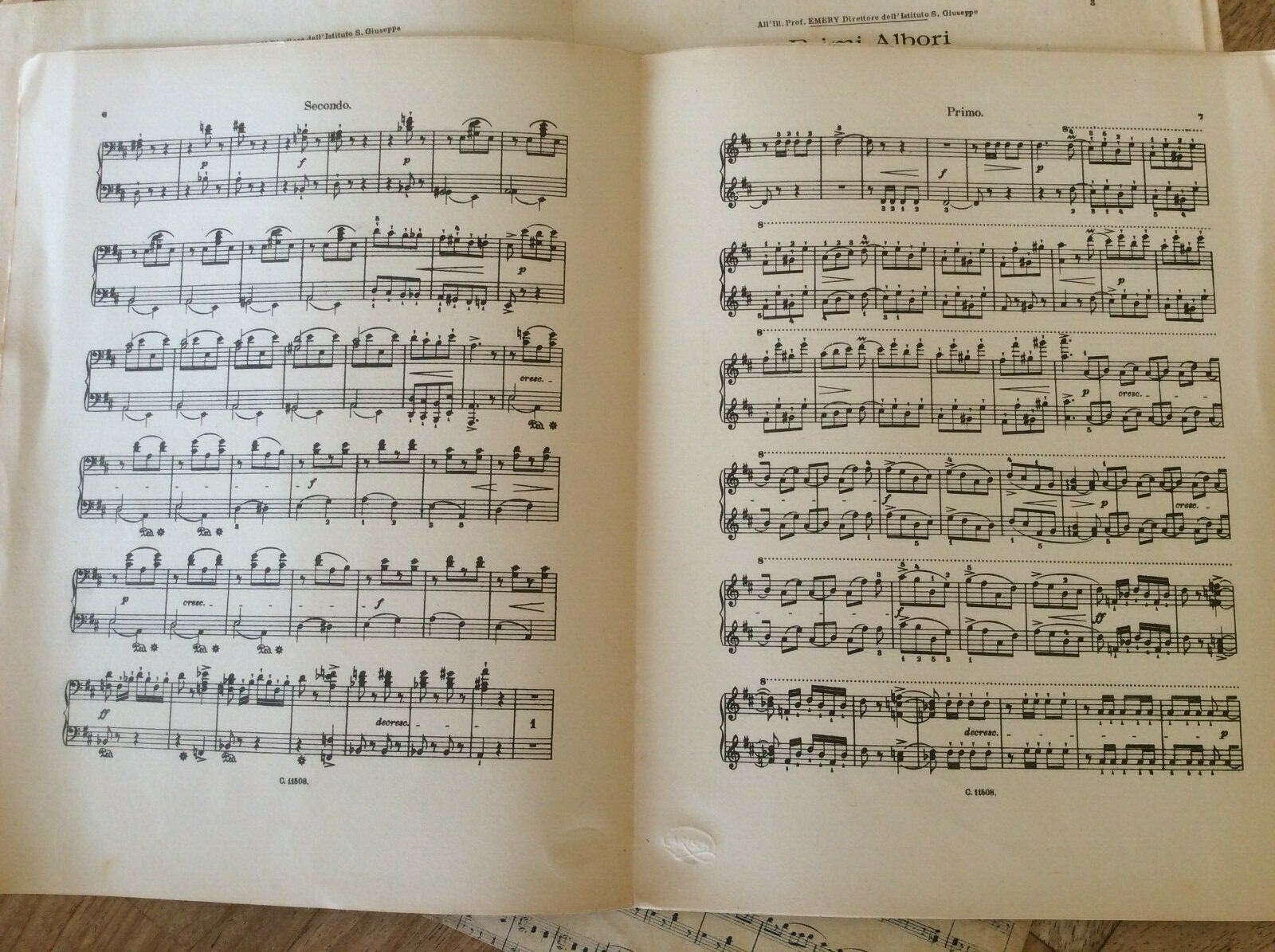 LOTTO 15 SPARTITI MUSICALI ANNI '30 '40 CAVALCATA USSARI CAMINITO CORE ...