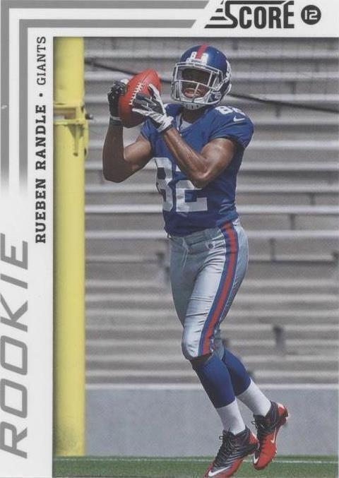 2012 Score - Rookie Rueben Randle #365 Catching High (RC) for sale ...
