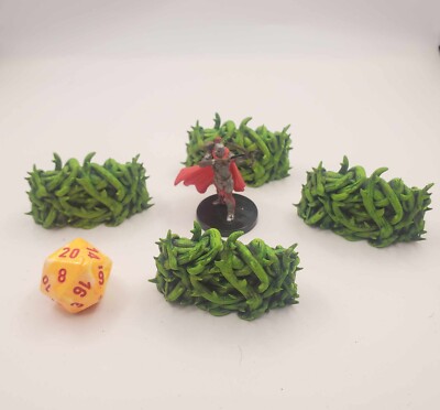 4 wall of thorns 28mm scatter terrain Dungeons & Dragons D&D DnD ...