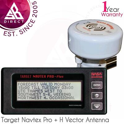NASA Marine Target Navtex Pro Plus Receiver with H Vector Antenna│For ...