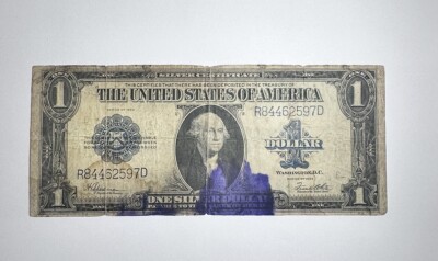 1923 $1 Silver Certificate Large Size HORSE BLANKET Note #48997 | eBay