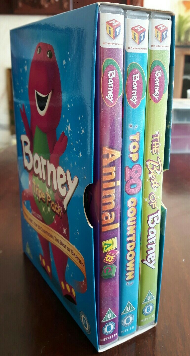 Barney triple pack dvd - Animal, ABC, Top 20 countdown | eBay