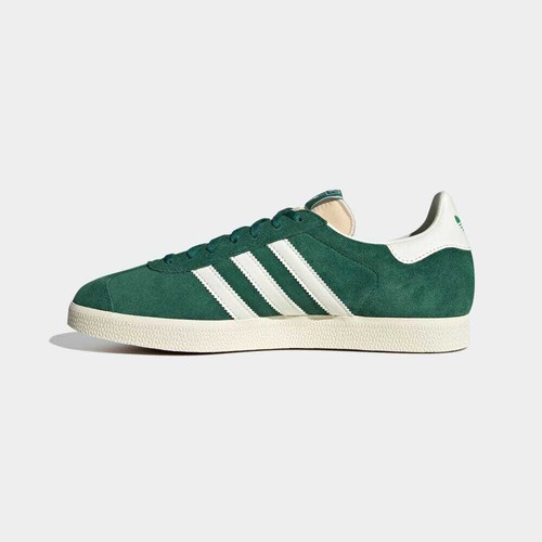 adidas Originals GAZELLE GY7338 Dark Green Off White Cream White | eBay