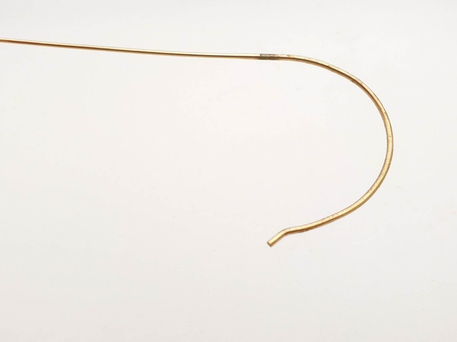 Vintage B&L Ray Ban Bausch & Lomb 58mm Gold Echelon Cable Temples Frame ...