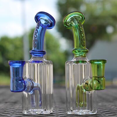 4" Mini Small Fixed Stem Encore Babyface Pyrex Color Glass Tobacco ...