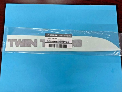 GENUINE NISSAN 90-93 300ZX 300 ZX Z32 TWIN TURBO DECAL STICKER 93094 ...