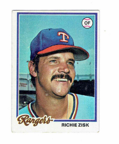 Richie Zisk Texas Rangers OF #110 Topps 1978 #Baseball Card | eBay