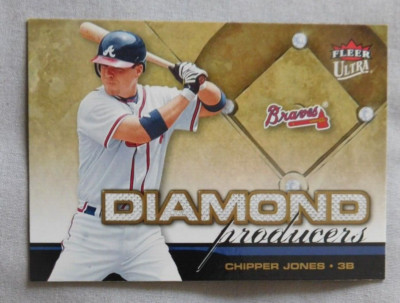 2006 Ultra Diamond Producers #DP2 Chipper Jones Atlanta Braves Baseball ...