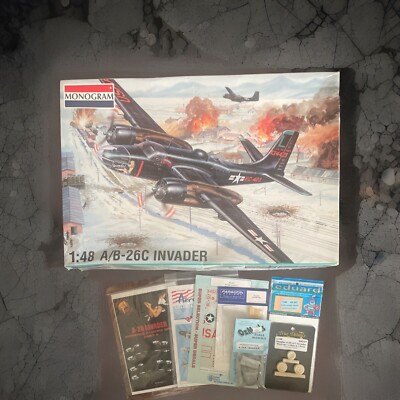 Monogram A/B-26C Invader Airplane Model Kit 1:48 #5508 NIB Complete W ...