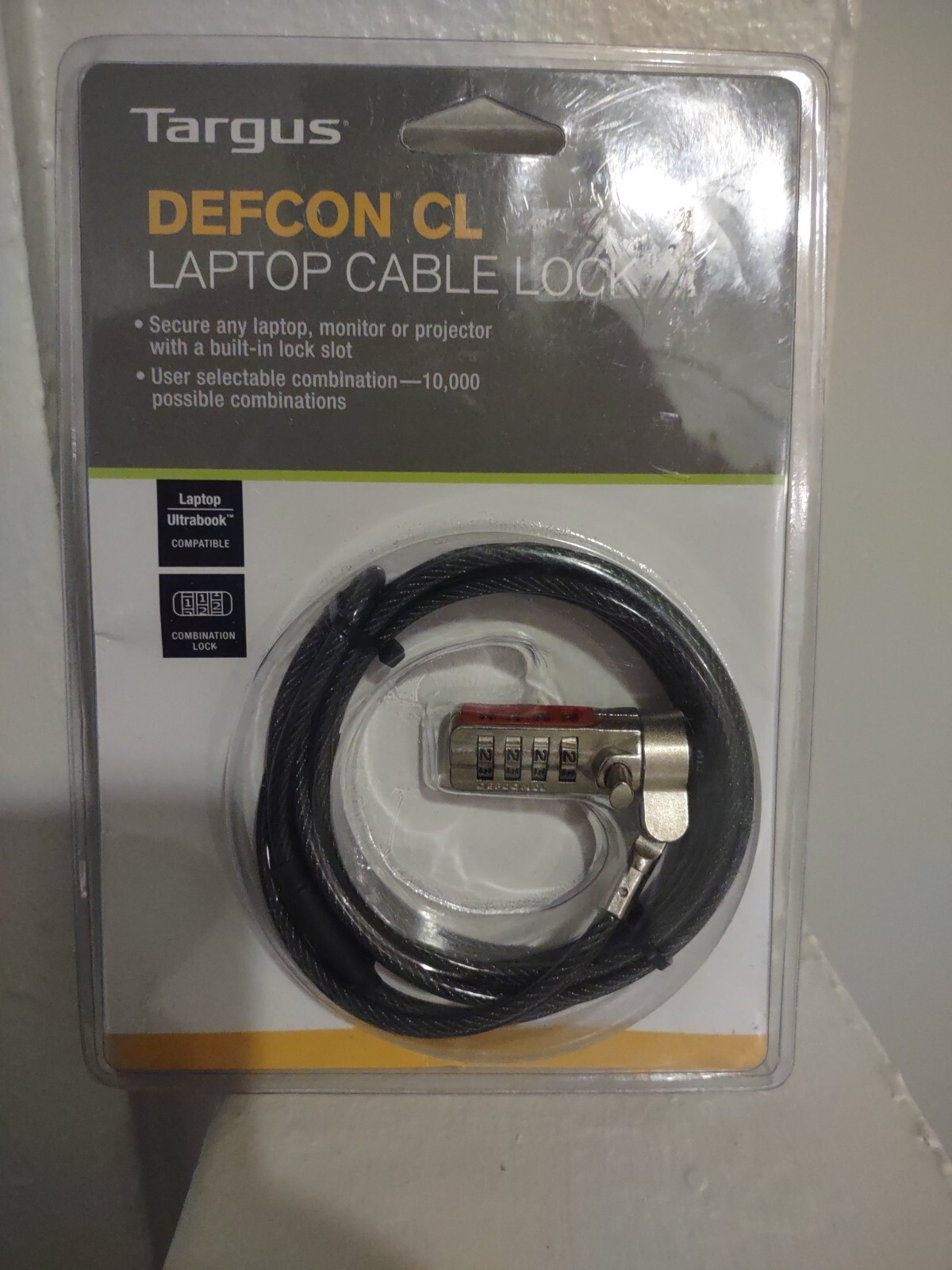 Targus Defcon CL Laptop Cable Lock BRAND NEW | eBay