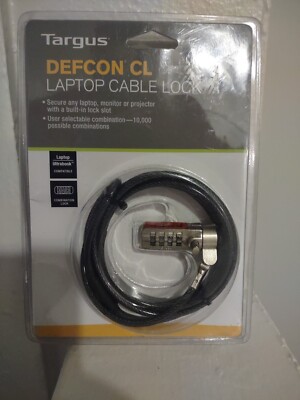 Targus Defcon CL Laptop Cable Lock BRAND NEW | eBay
