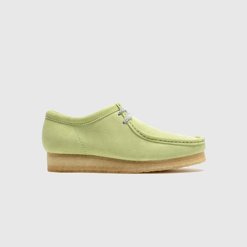 Clarks Men's Wallabee Pale Lime Suede 26175855 | eBay