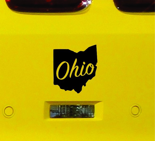 Ohio State Vinyl Decal Bumper Sticker For Car Window Pnaels Laptop ...
