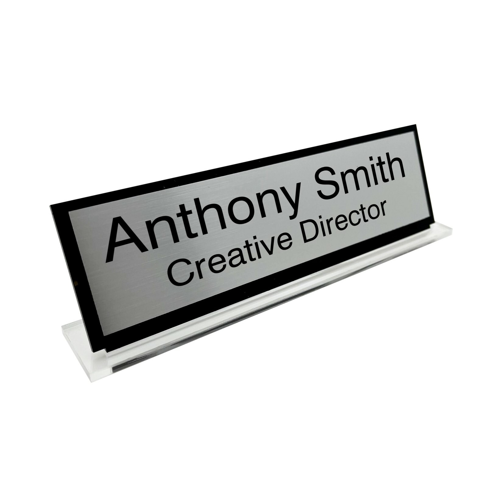 CEO Standing Personalised Desk Name Plate Custom Sign Plaque Work Home ...
