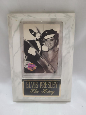 THE ELVIS COLLECTION - ELVIS PRESLEY - WOODEN PLAQUE - WITH CARD | eBay