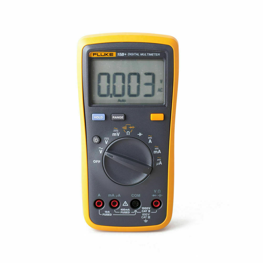 Fluke 15B+/17B+/18B+/12E+ Digital Multimeter DMM AC/DC/R/C Voltage ...