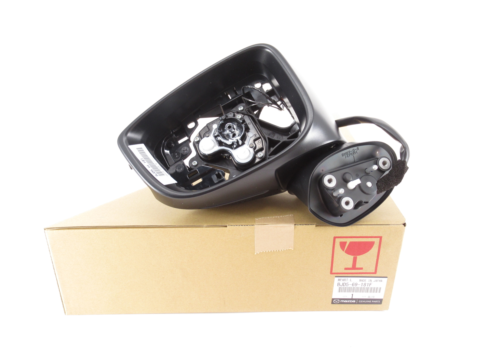 Genuine OEM Mazda BJD5-69-181F Driver Side View Mirror Assy 2014-2016 ...