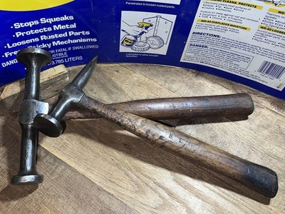 VINTAGE PAIR BLUE-POINT / SNAP-ON BODY PICKING & DINGING HAMMERS ...
