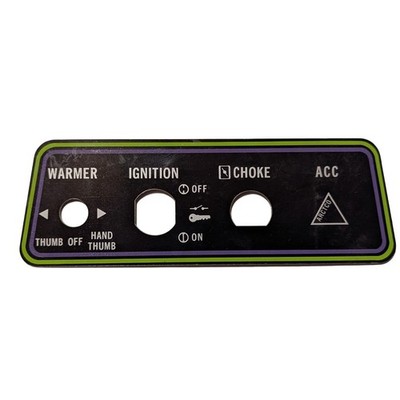 1991 Arctic Cat Console Switch Replacement Panel Decal Prowler 611-917 ...