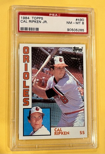 1984 TOPPS #490 CAL RIPKEN JR. ORIOLES HOF PSA 8 | eBay
