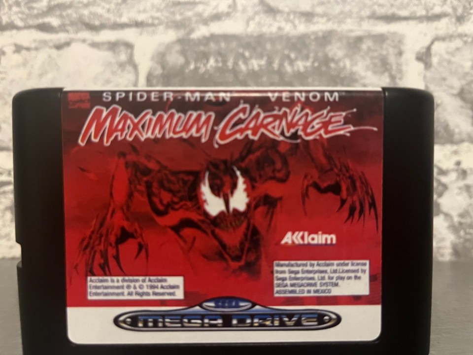 Spider-Man Venom Maximum Carnage | Sega Mega Drive (PAL) | Complete ...