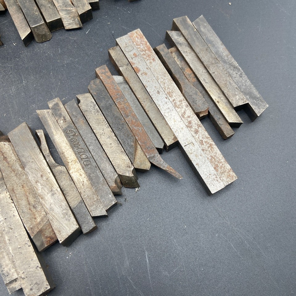 HUGE LOT 9lbs High Speed Steel HSS Lathe Cutting Tools Bit 1/2 3/8 1/4 ...