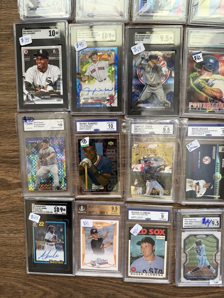 Lot Of 70 Graded Baseball Slabs | eBay