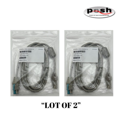"Lot of 2" IBM Toshiba Powered USB Display Cable 1.8m Part Number ...