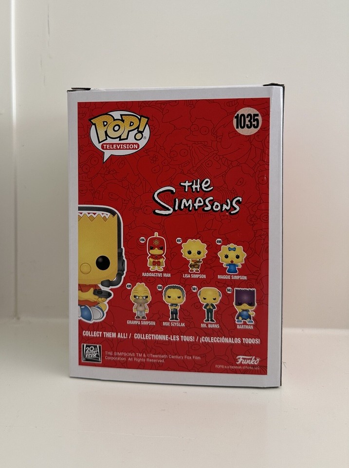 Funko Pop! Television The Simpsons Gamer Bart # 1035 - Special Edition ...