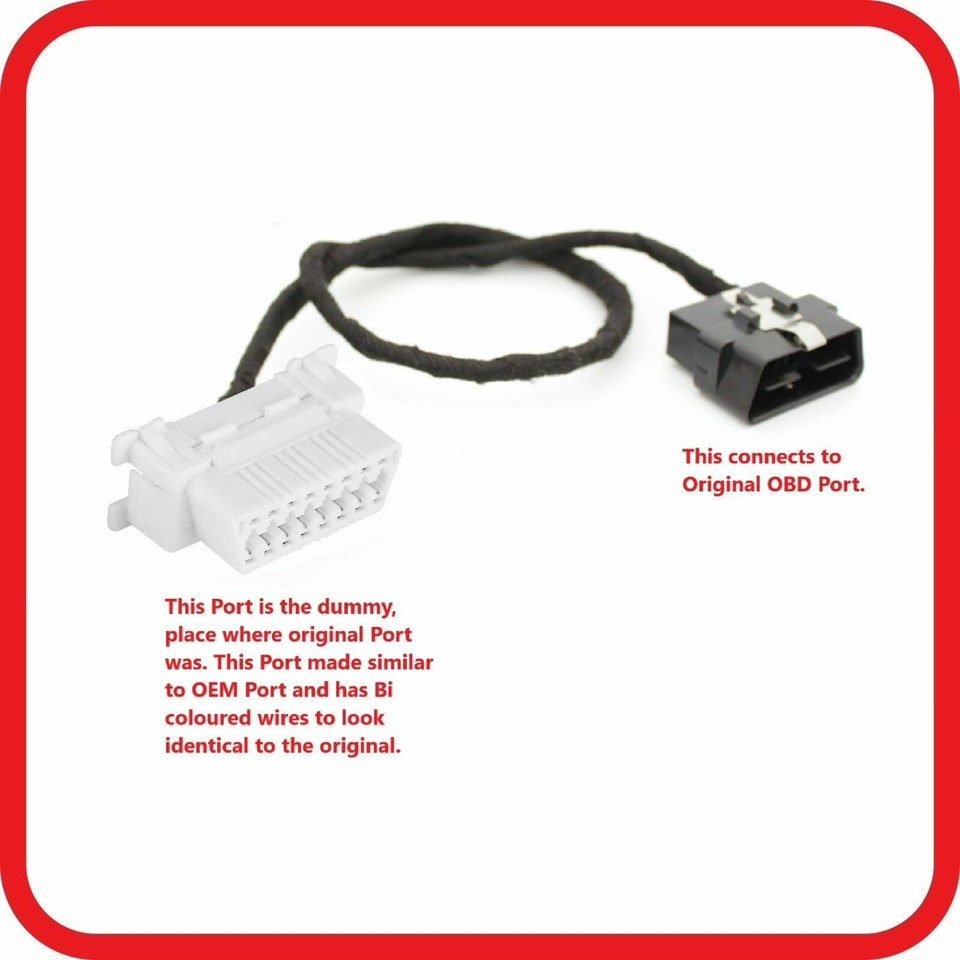 Toyota DUMMY FAKE OBD2 Port POWERED Anti Theft Security OBD Guard Block ...