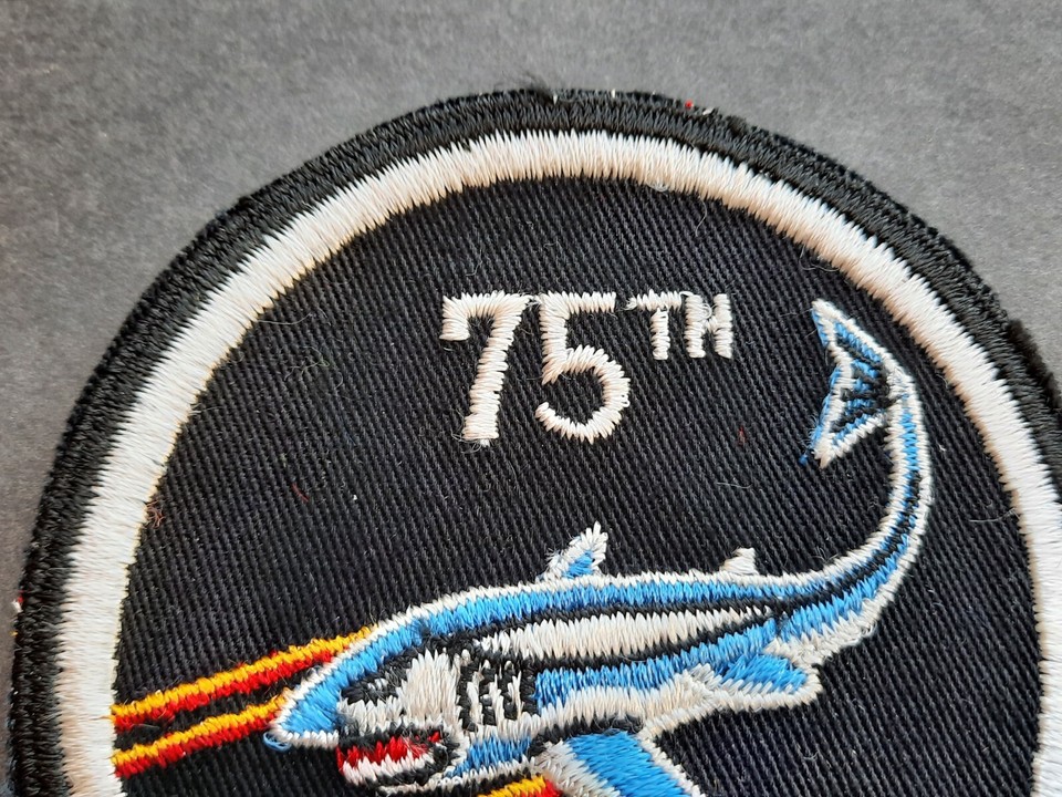 Original USAF Patch 75 FIS Fighter Interceptor Squadron F-101 Voodoo ...