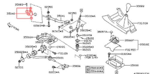 SUBARU GENUINE OEM Legacy IMPREZA 5MT Shift Shifter Bushing Linkage Joint | eBay