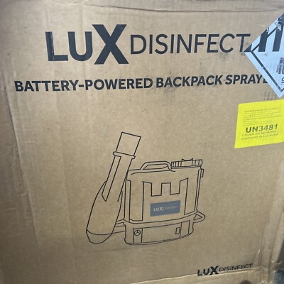Lux Electrostatic Battery-Powered Backpack Sprayer - NEW | eBay