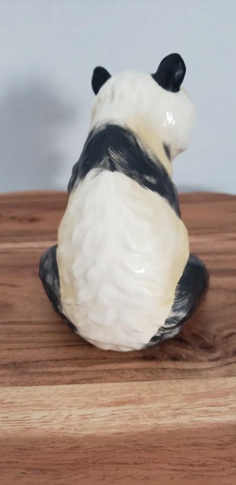 Vintage 1976 Goebel Germany 4" MOTHER PANDA BEAR and BABY CUB Ceramic ...