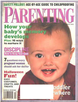 PARENTING Magazine October 1999 Childproofing Boost Baby Memory ...