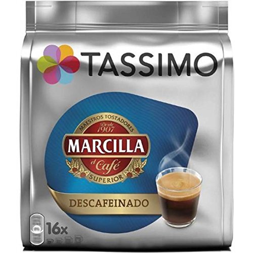 Tassimo T Discs Marcilla Decaf Decaffeinated Espresso Coffee (1 Pack ...