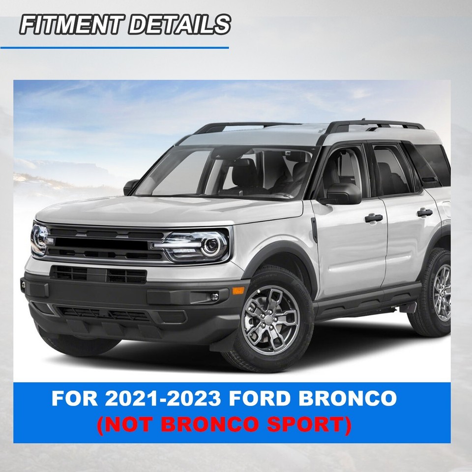 Front Bumper W/D-ring Mounts Fit For Ford Bronco 2021-2025 Off-Road ...