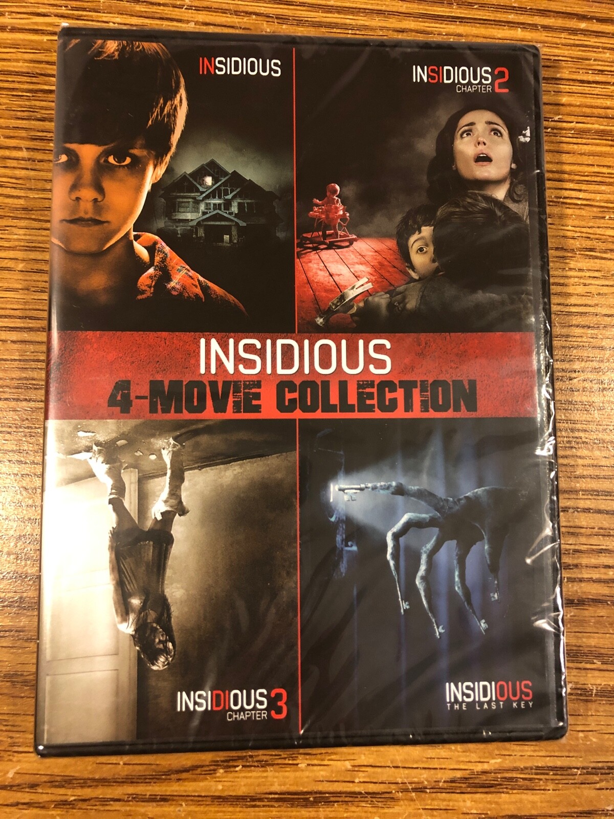 Insidious 4-Movie Collection DVD 1 2 3 4 The Last Key Horror Movie Set ...