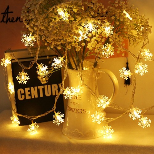 Night Lighting Snowflake LED String Lights Christmas Decorations | eBay