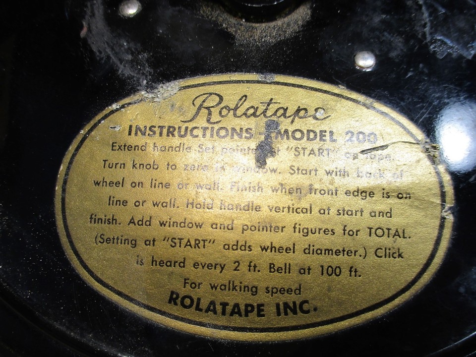 Rolatape 200 Measuring Wheel With Case | eBay