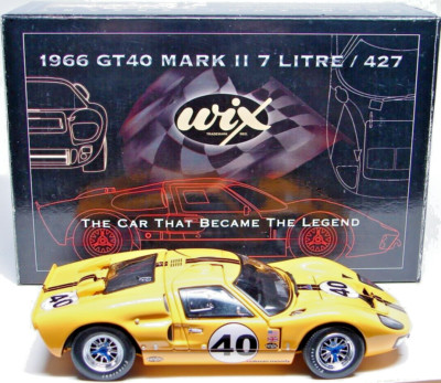 WIX Diecast 1966 Ford GT40 Mark II - 1/24 Collectible Model 40th ...
