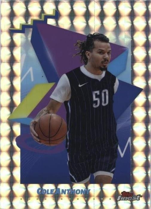 2024-25 Topps Finest - Uncommon Cole Anthony, Cole Anthony #170 ...