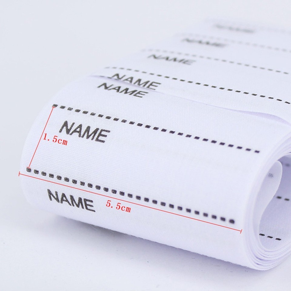 Professional Iron On Name Tags 200pcs Washable Name Tags for School ...