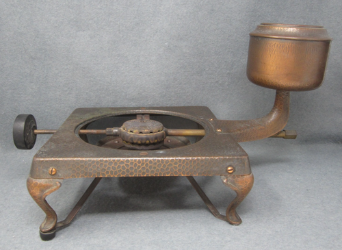 Antique S. Sternau & Company New York Hammered Copper Table Top Burner ...