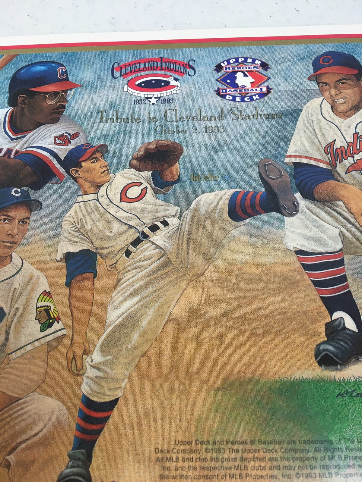 Cleveland Indians Stadium Tribute Collector Limited Edition Poster Oct ...
