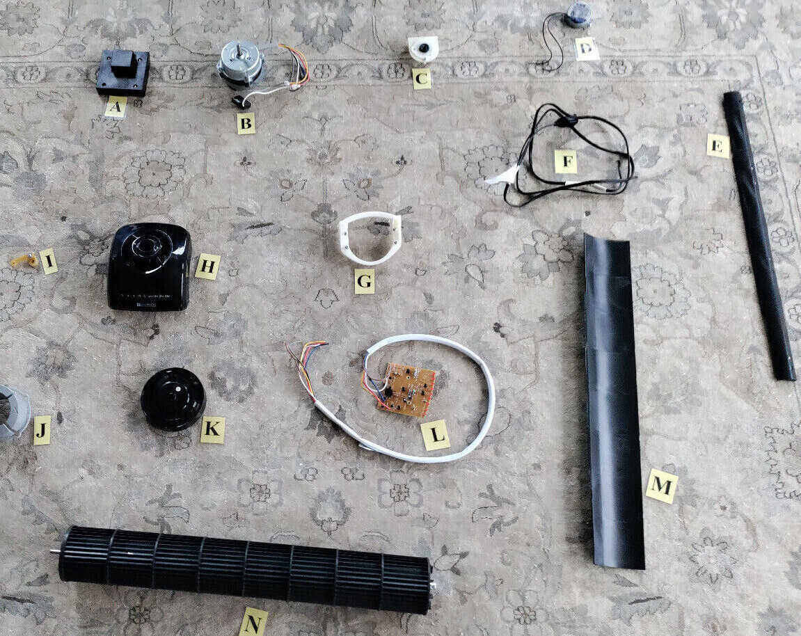 Replacement parts for Utilitech 40-in 3-Speed Black Tower Fan Model #FZ ...